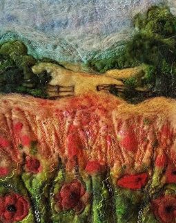 Gallery of Wet Felted Artwork by Claire Priestley- Several Pieces ...